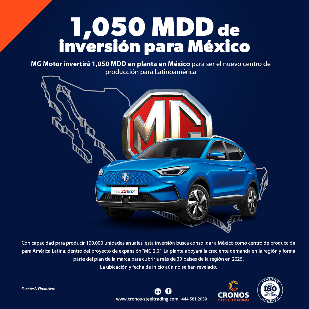 Inversión MG en México - Cronos Steel Trading